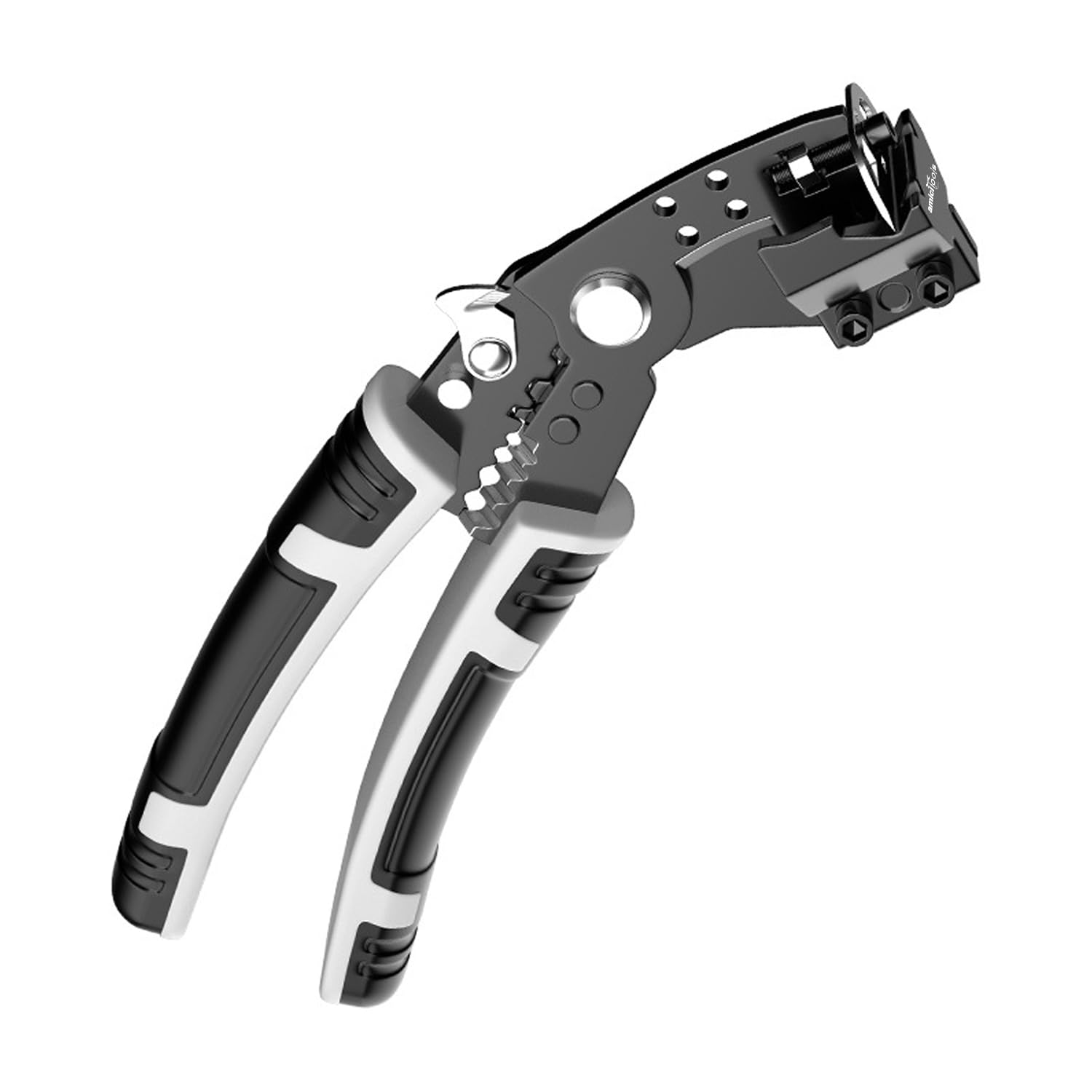 Multifunction Wire Cutter & Stripper with Safety Lock – Crimpin , Cutt ...