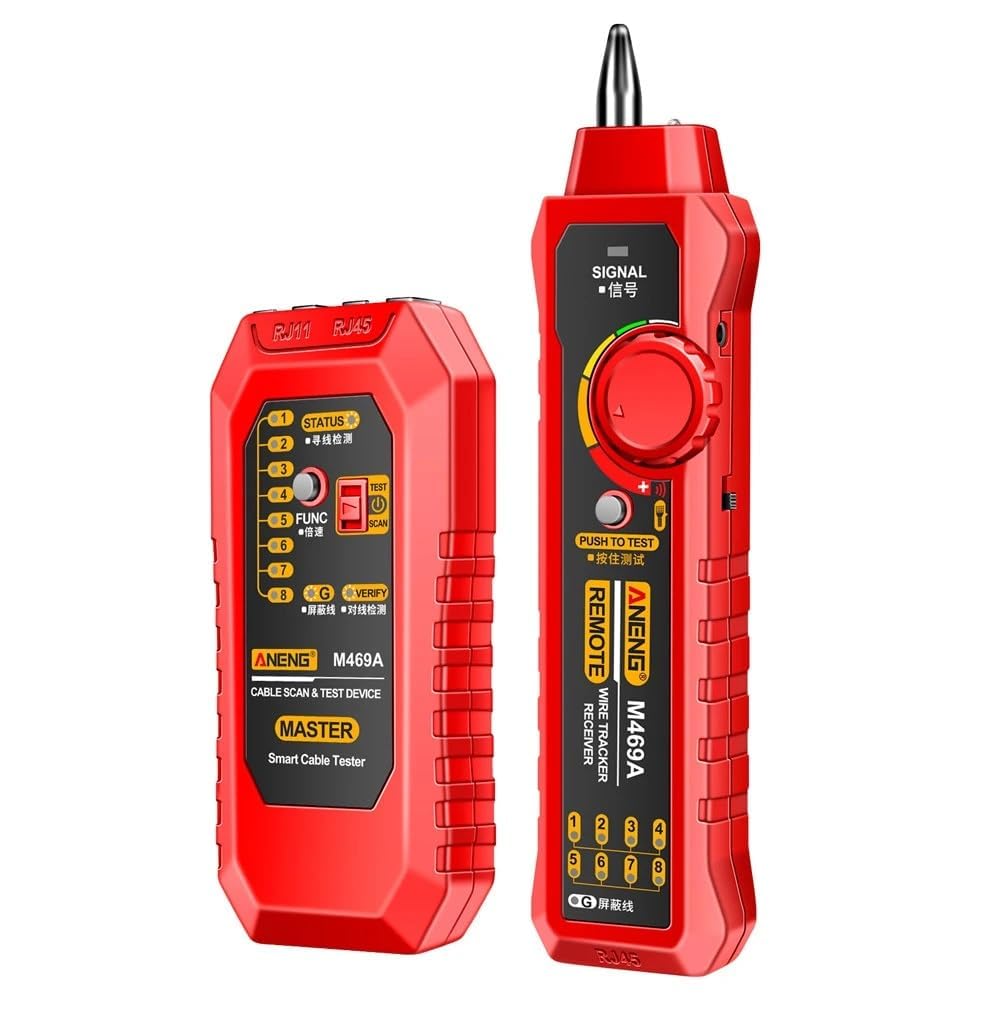 Network Cable Tracker & Wire Break Tester – RJ45, RJ11, LAN – amiciKart